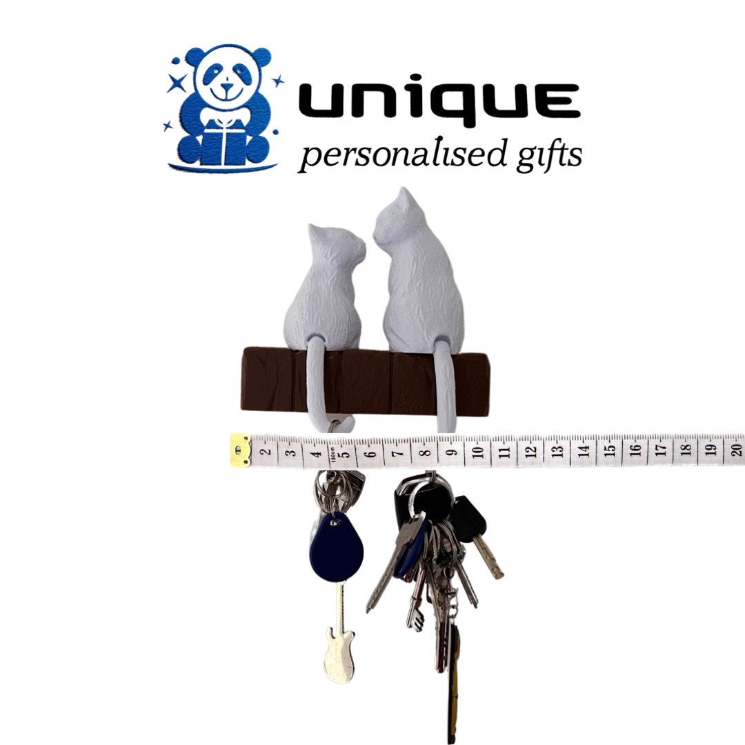 3D Printed Cat Tail Keyholder 3D Printed Desk Toy Articulated Keyholder ...