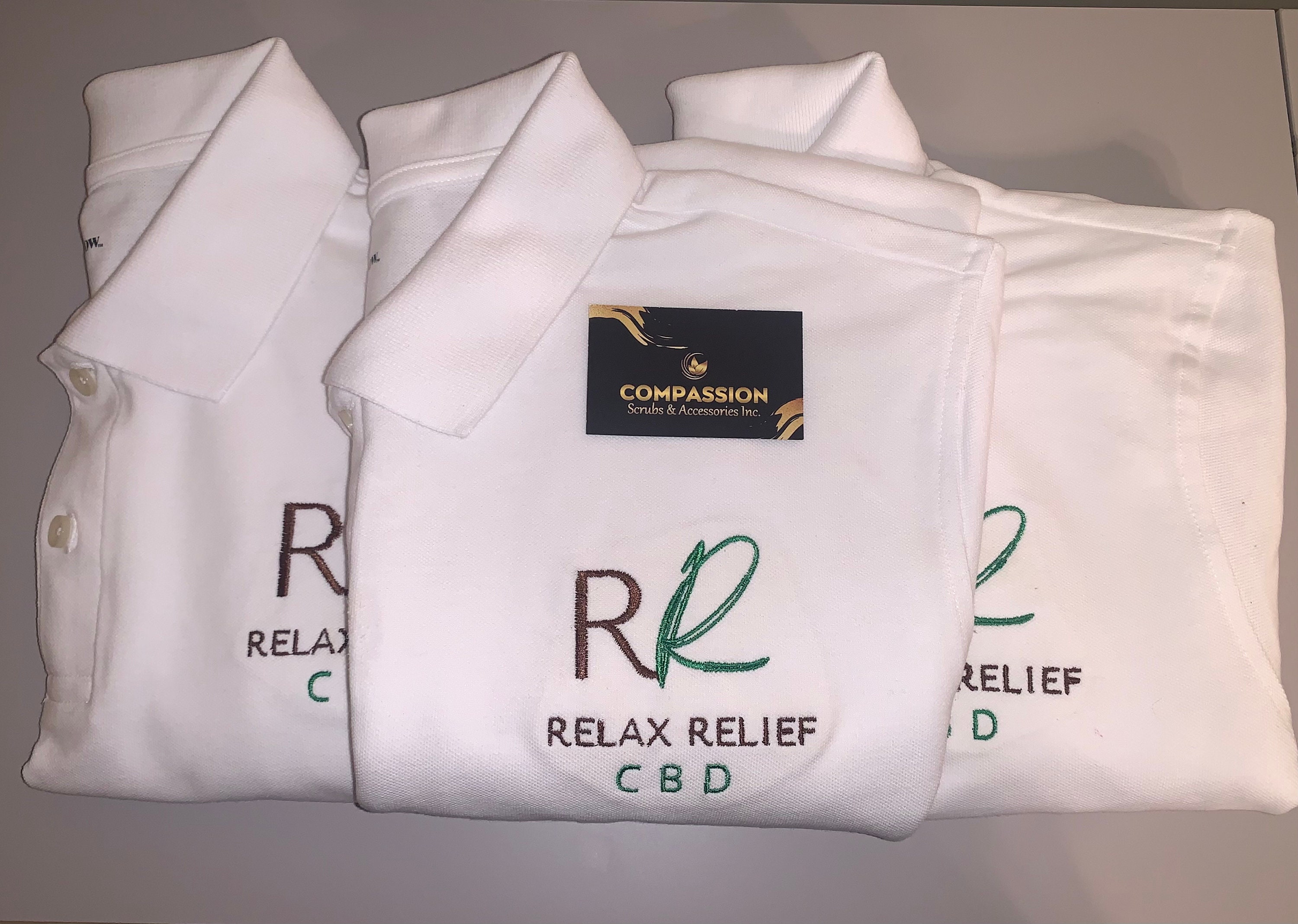 Custom Embroidered Polo Shirt With Your Business Logo. Uniforms, Names ...