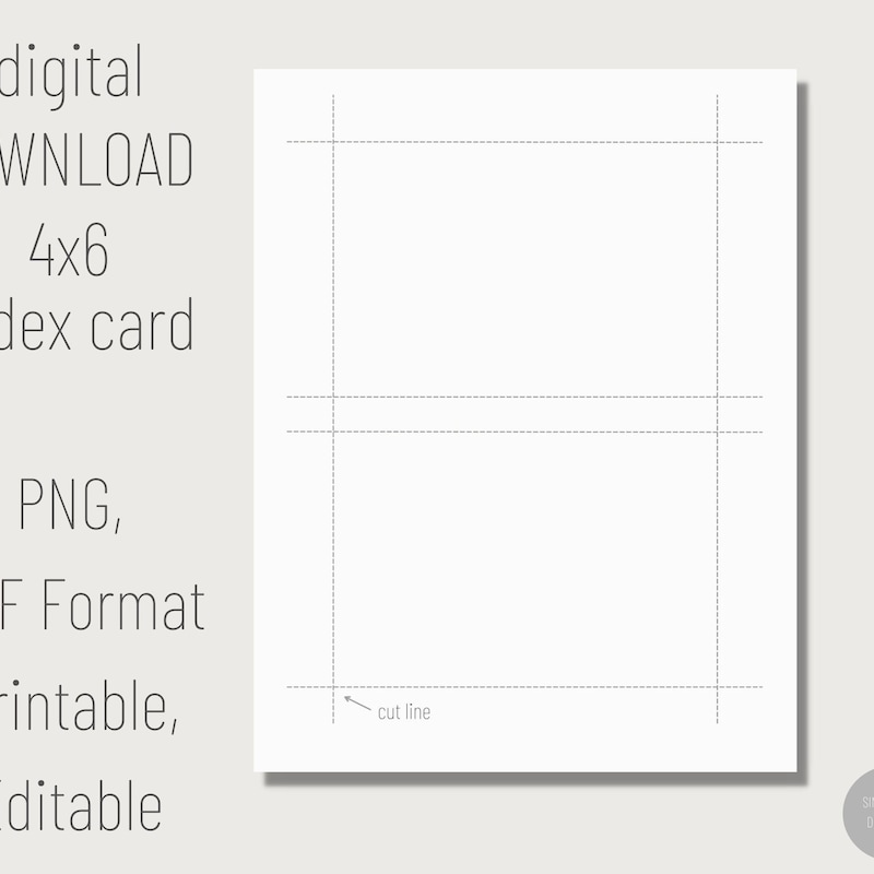 Printable Note Card - Etsy