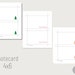 Christmas Note Printable 4x6 Note Card PDF Index Card Paper Note Cards ...