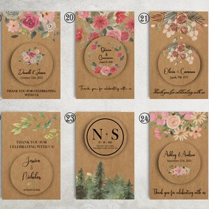 Rustic Wedding Favors / Magnet Opener Favors / Wedding Party Favors for ...