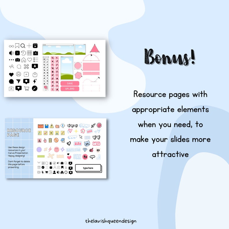 Minimal Pastel Presentation Template: 35 Canva Slide Decks (editable ...