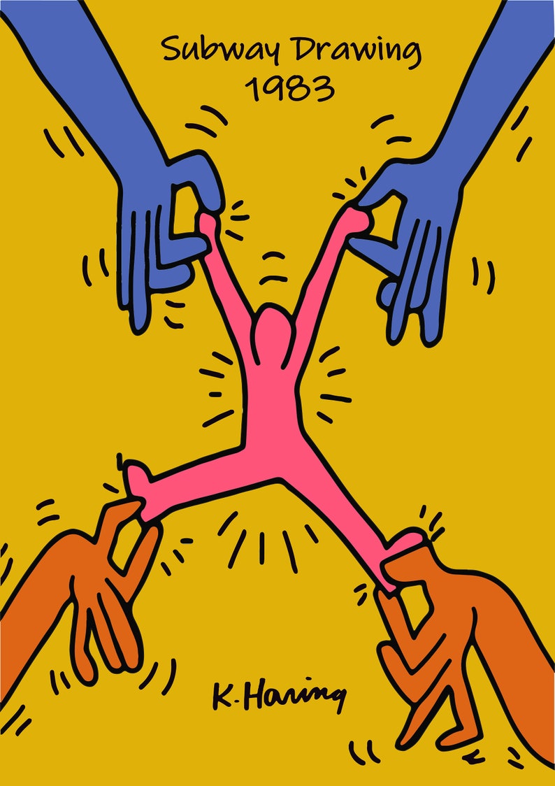 Keith Haring Pop Art Bundle 100+ FINE ART PRINTS Digital Download ...