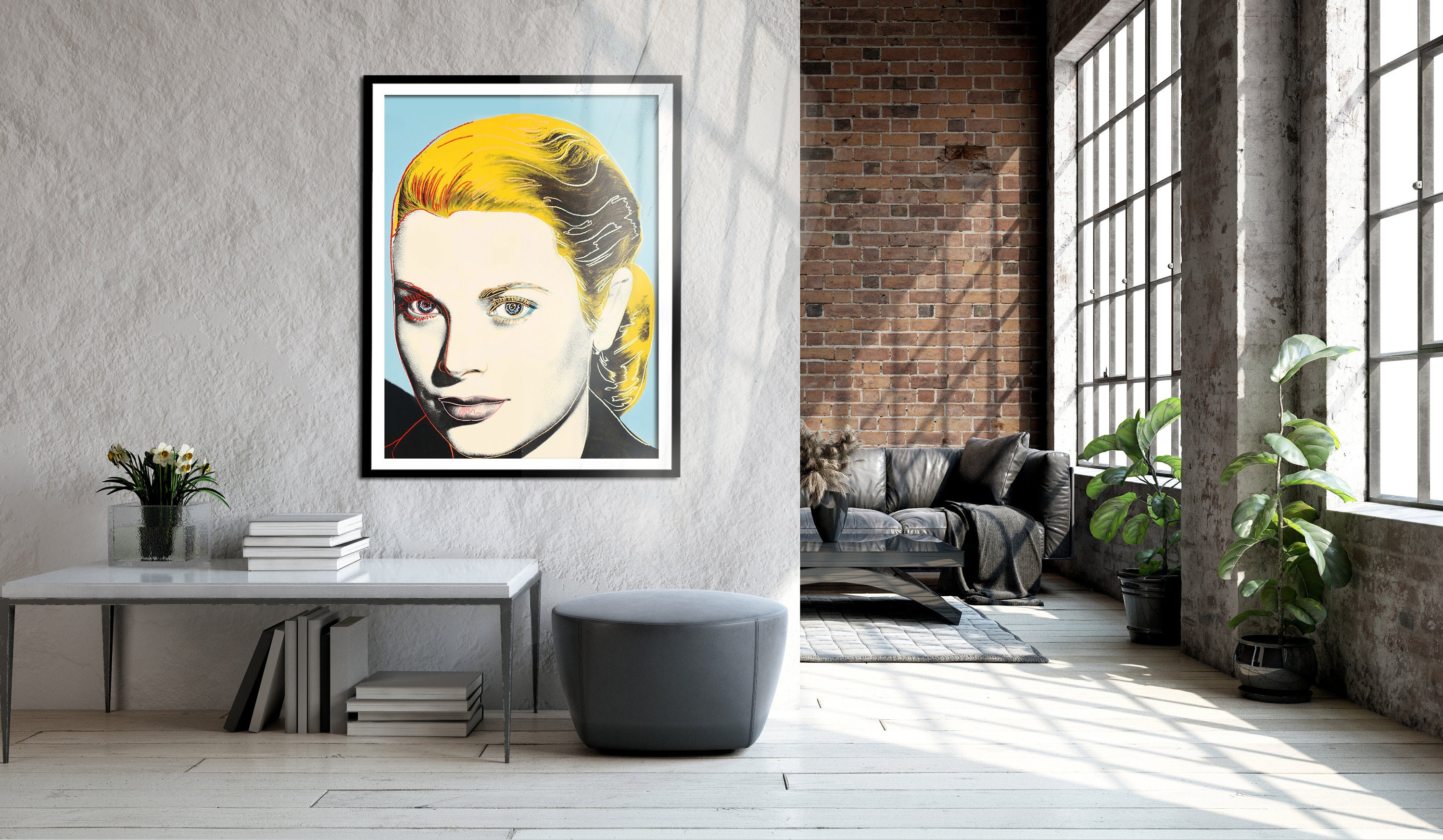 Andy Warhol Grace Kelly Pop Art Print FINE ART Digital Download Iconic ...