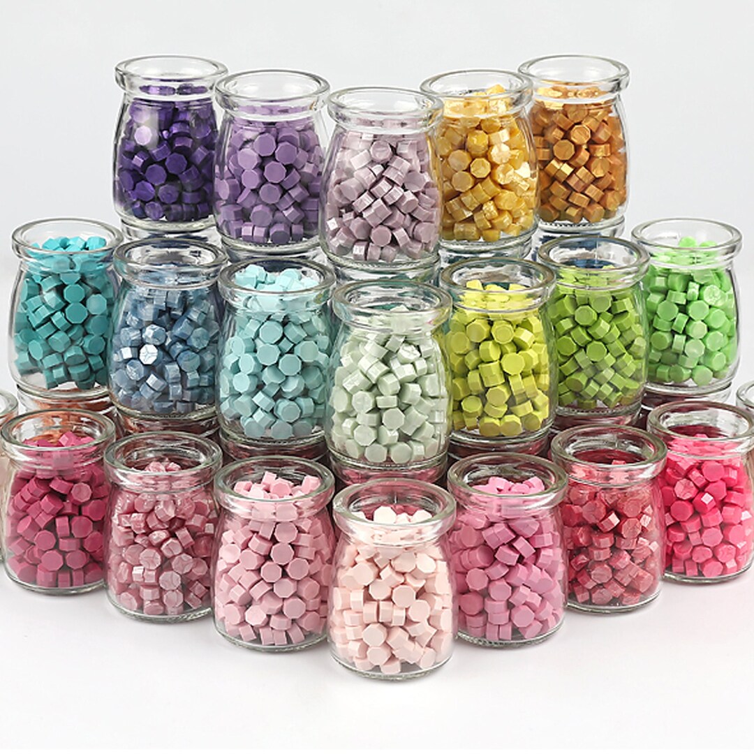 150 Pcs Pearlescent Wax Seal Beads, Wax Seal Melts, Wax Beads for ...