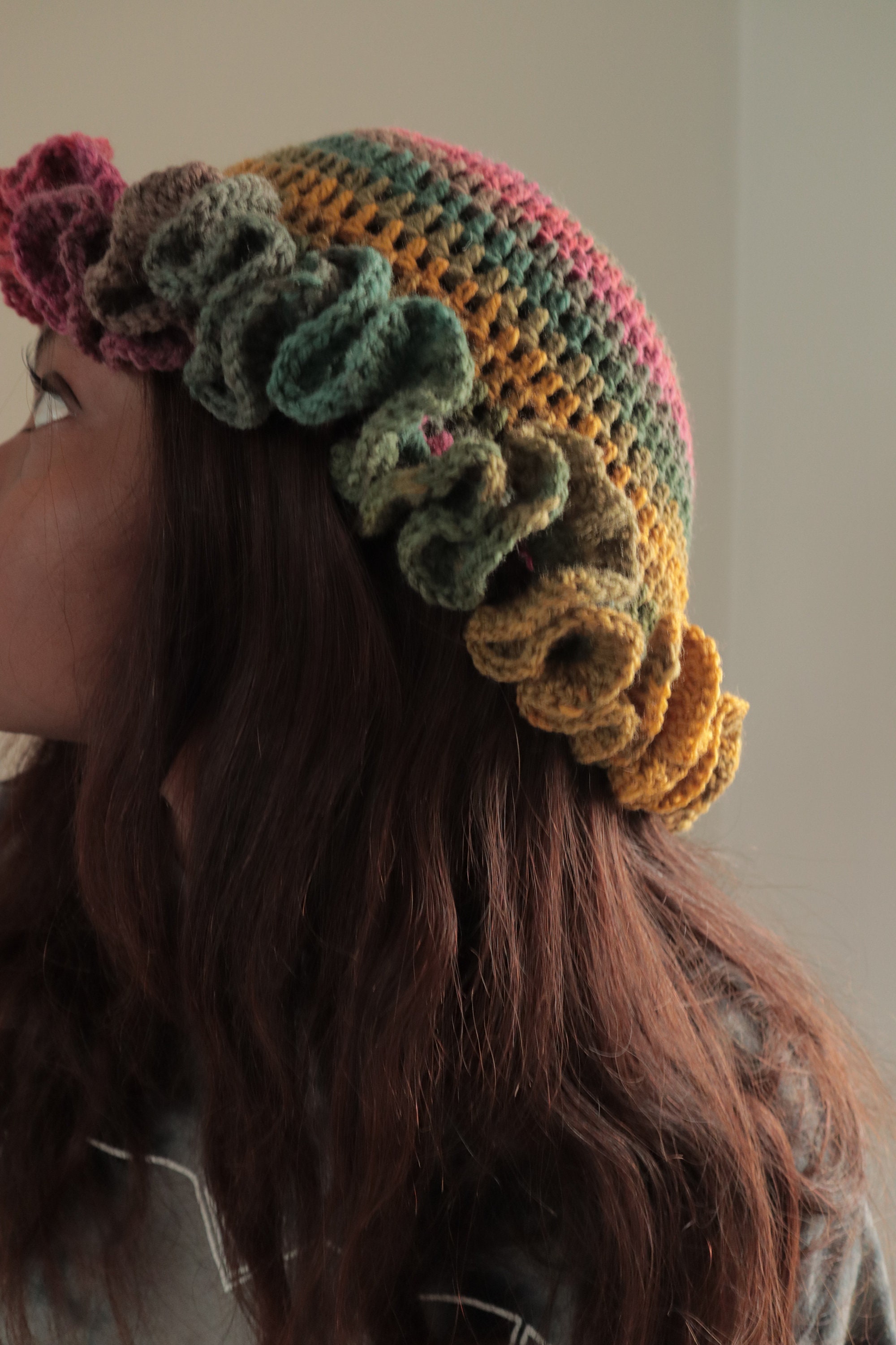 Crochet Pattern, Ruffle Edge Hat Pattern / Crochet Bucket Hat - Etsy