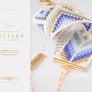 Miyuki Loom Bead Pattern, Beaded Bracelet Pattern, Brick Stitch Pattern ...