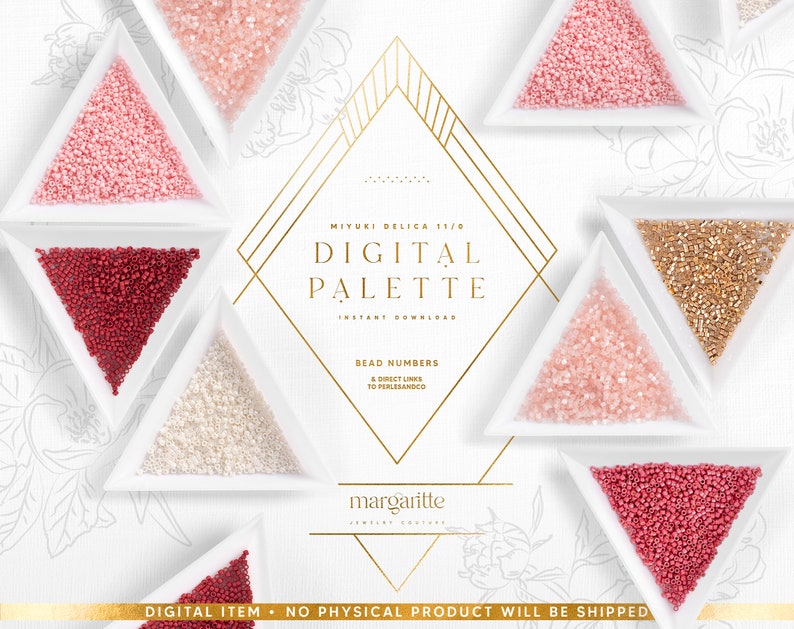 Pink Miyuki Delica Bead Set DIGITAL Miyuki Delica Color - Etsy