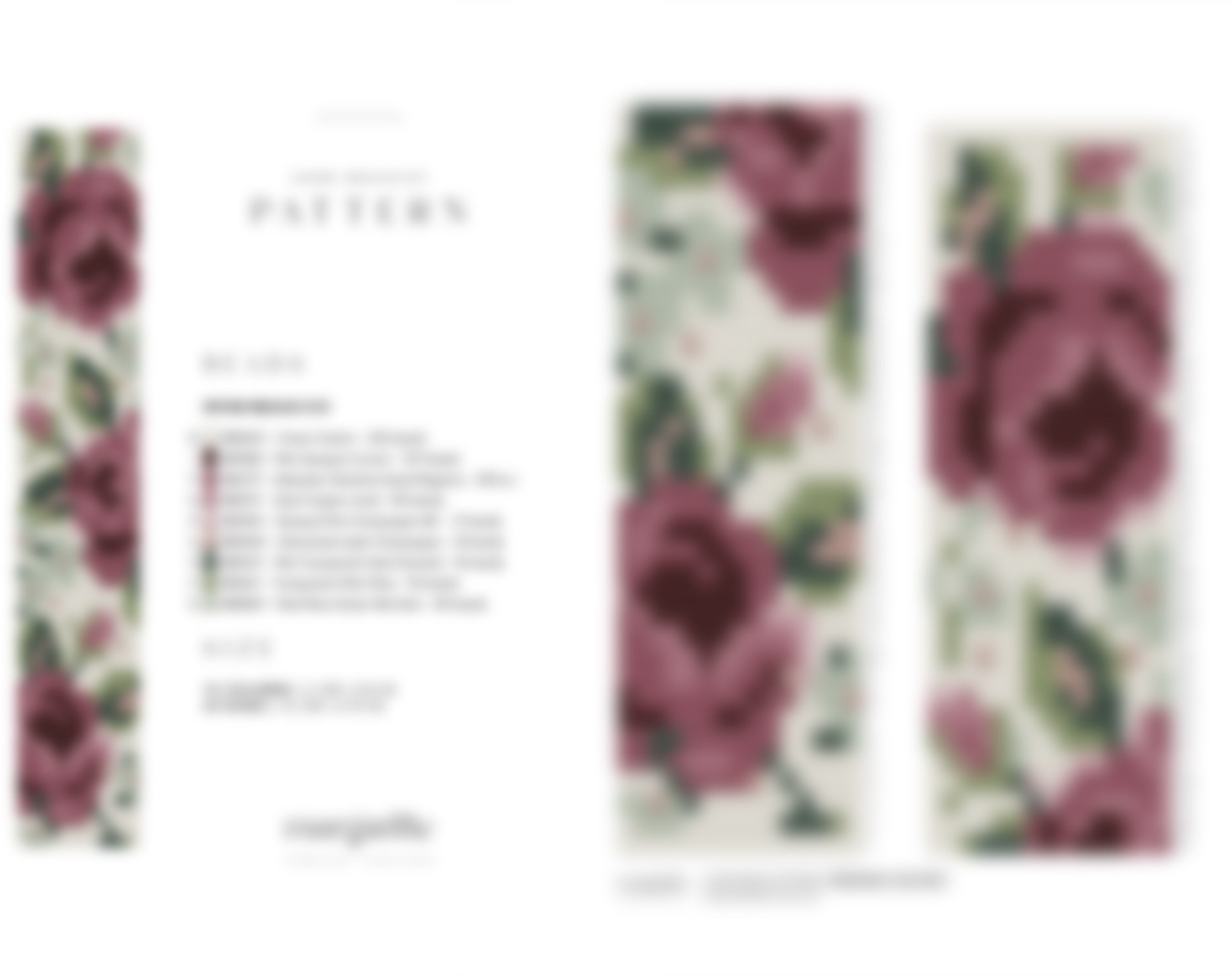 Rose Loom Bracelet Pattern Floral Bead Loom Pattern Miyuki - Etsy