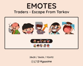 Bosses From Escape From Tarkov Pack Discord & Twitch Emotes - Etsy