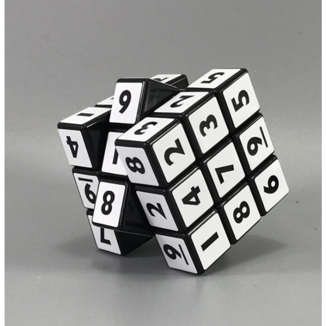 Sudoku Cube Puzzle Educational Game Sudokuo Cube Leisure Etsy