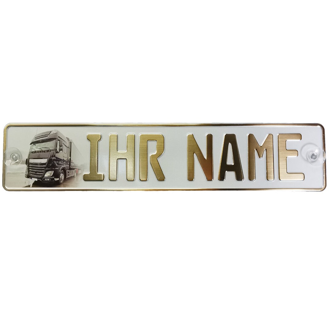 Truck Driver Sign Nameplate Name or Text Your Truck Photo Fun Sign ...