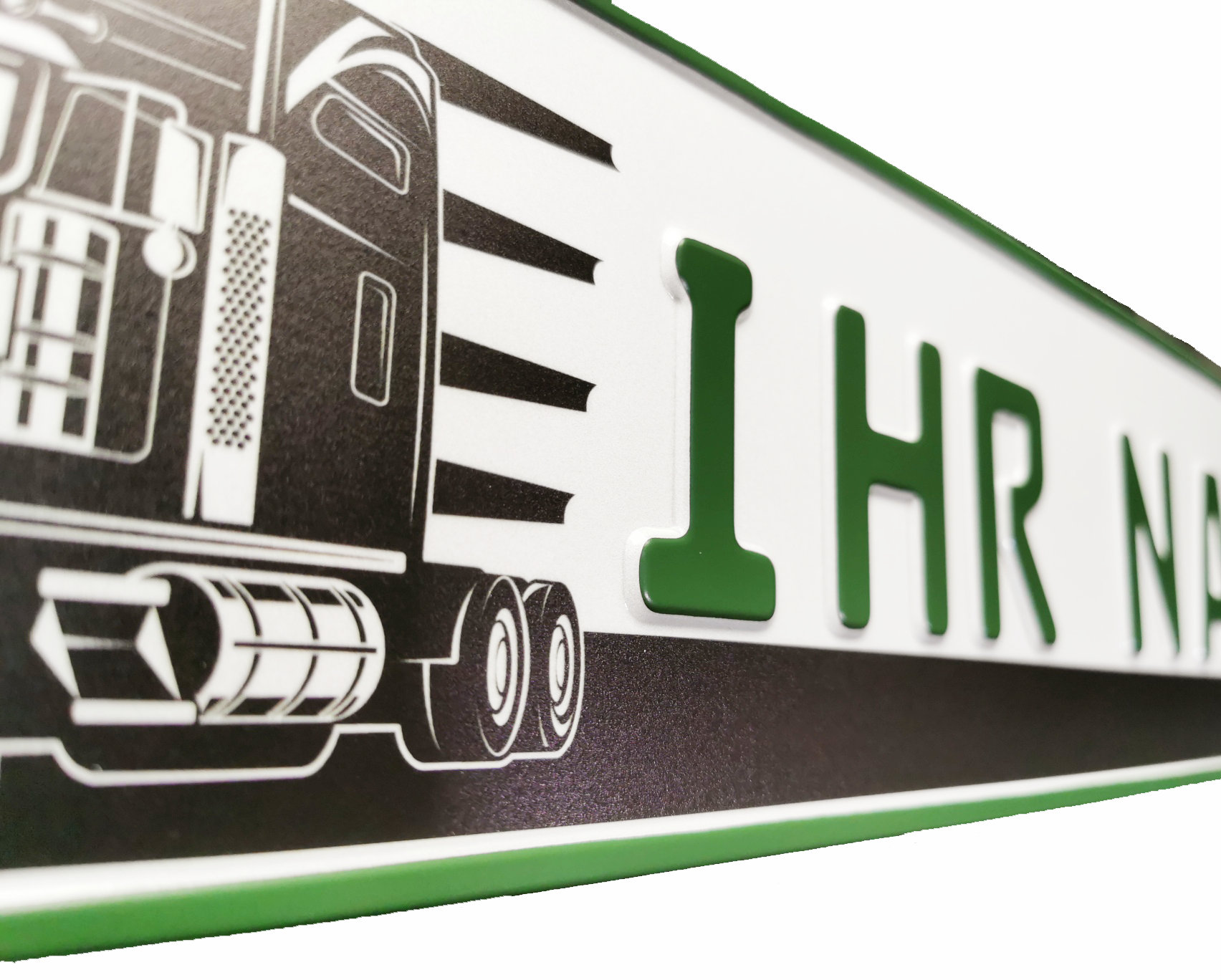 LKW Truck Fahrerschild Schild Namensschild Name oder Text Funschild Fun ...