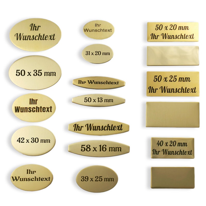 Messing türklingel mit name - Etsy.de