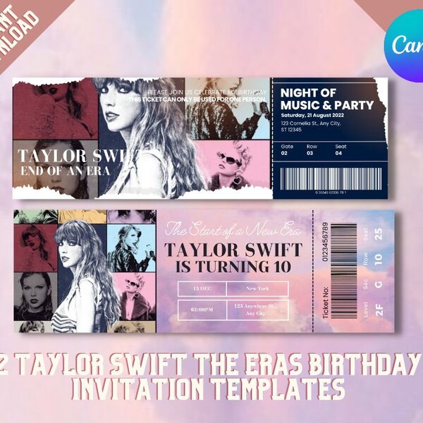 Movie Ticket Invitation - Etsy