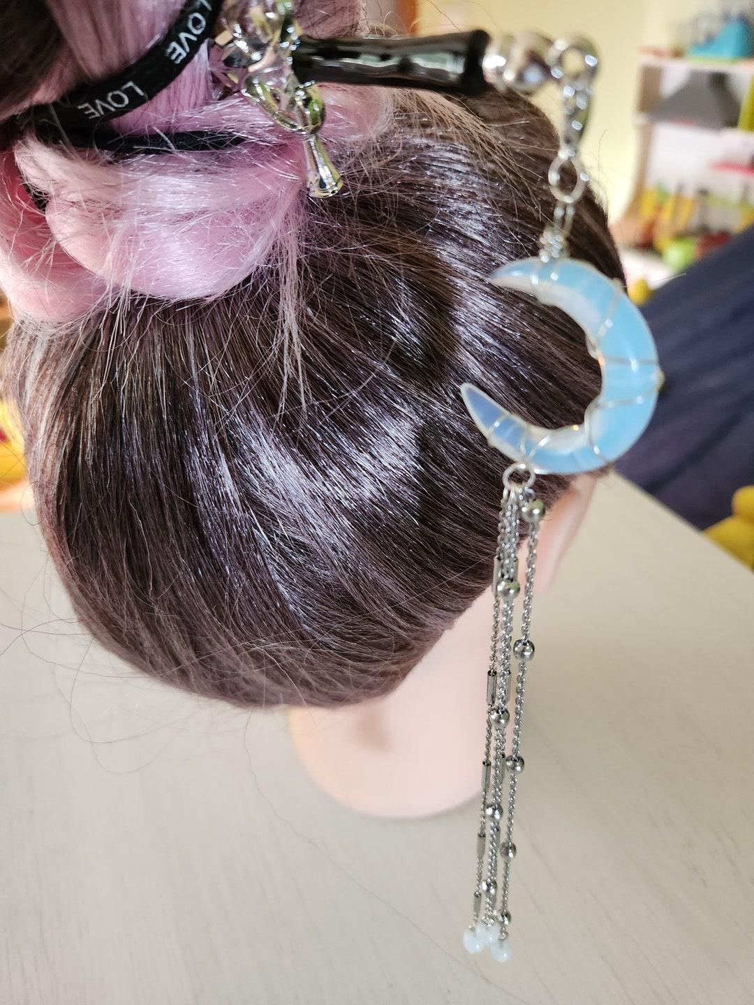 Vintage Hairpin for Women sword of Oscar, in Silver-gold Plated, for ...
