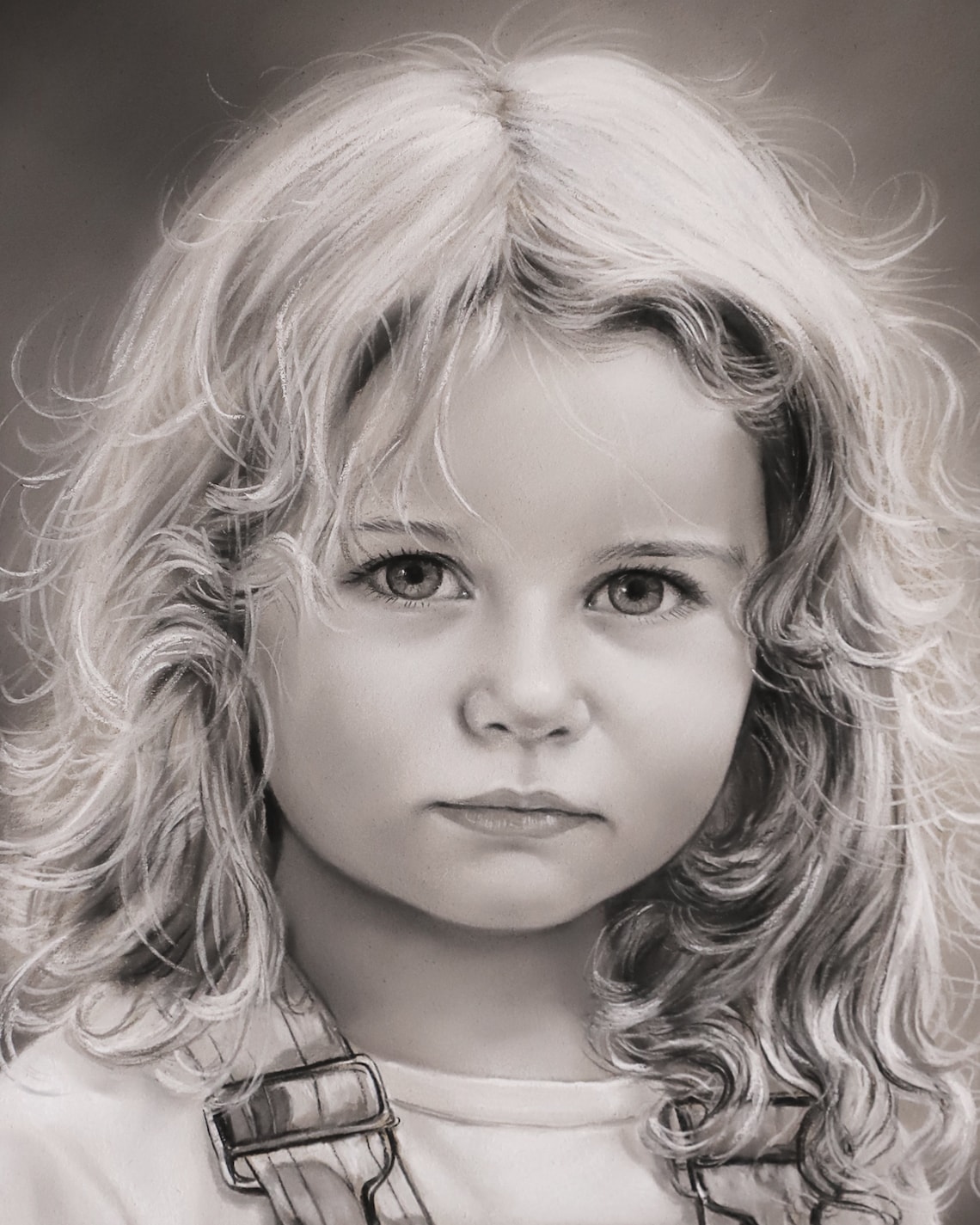 100% Handmade Portrait for Your Loved Ones Personalized - Etsy