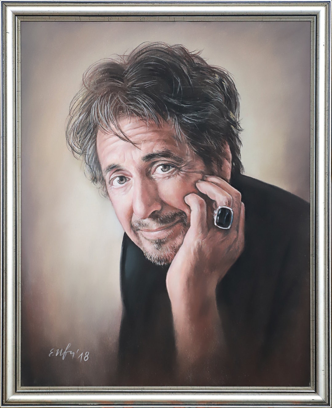 Custom Authentic Portrait - a Gift That Lasts, Portrait From Photo ...