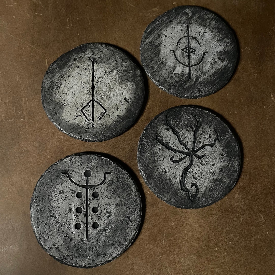Bloodborne Caryll Rune Coasters - Etsy
