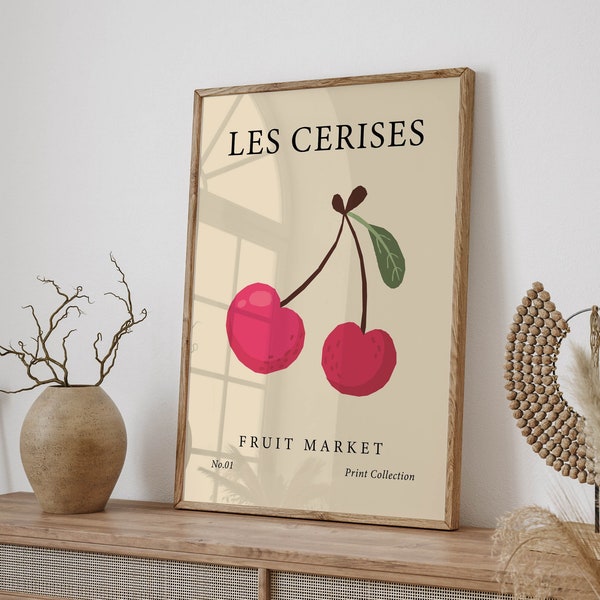 Cherry Art Print - Etsy