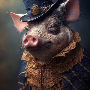 Victorian Gothic Steampunk Animals and Creatures Art, Victorian ...