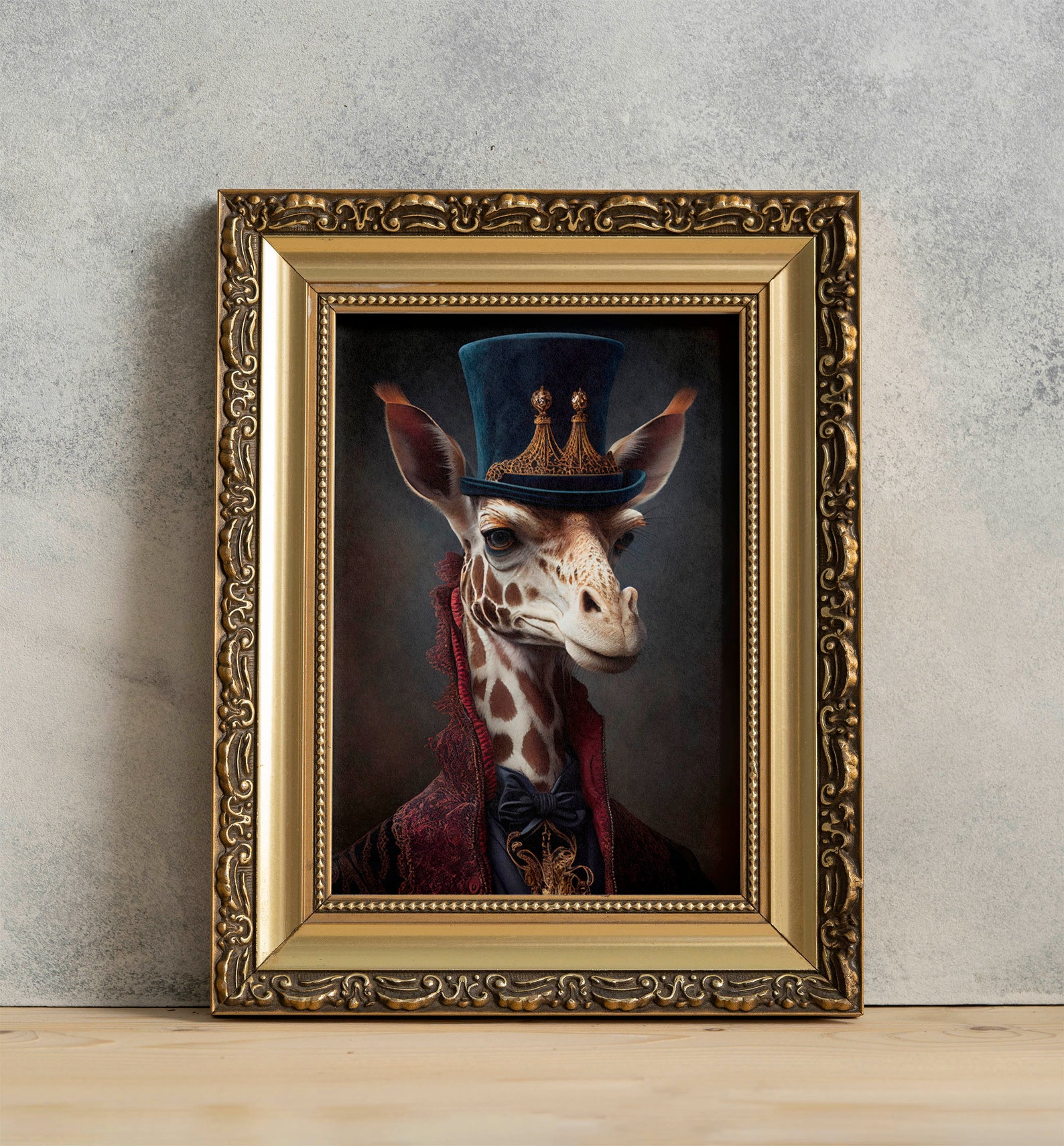 Victorian Gothic Steampunk Animals and Creatures Art, Victorian Giraffe ...