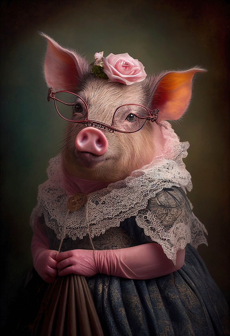 Victorian Gothic Steampunk Animals and Creatures Art, Victorian Lady ...