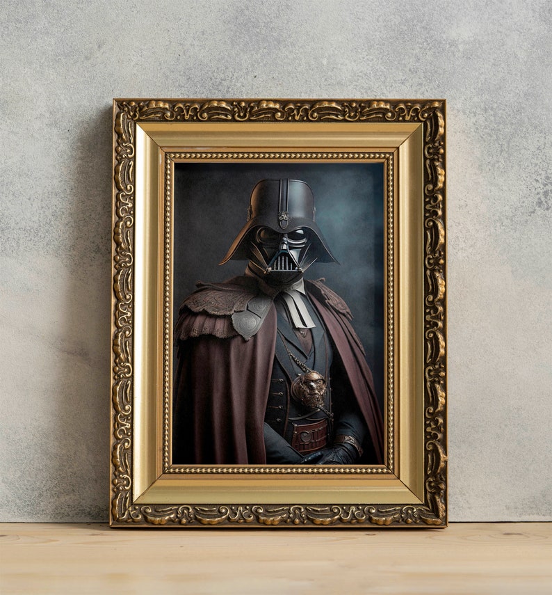 Victorian Gothic Steampunk Star Wars Art, Victorian Darth Vader 2 Ai ...