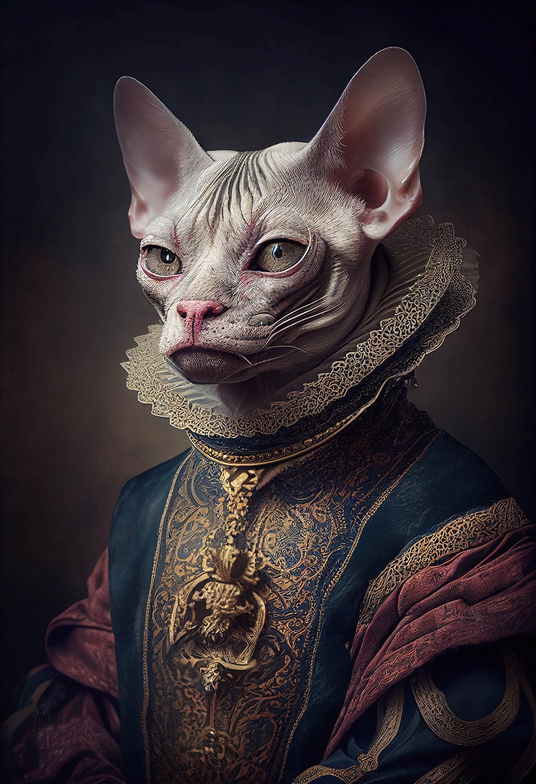 Victorian Gothic Steampunk Animals and Creatures Art, Victorian Sphinx ...