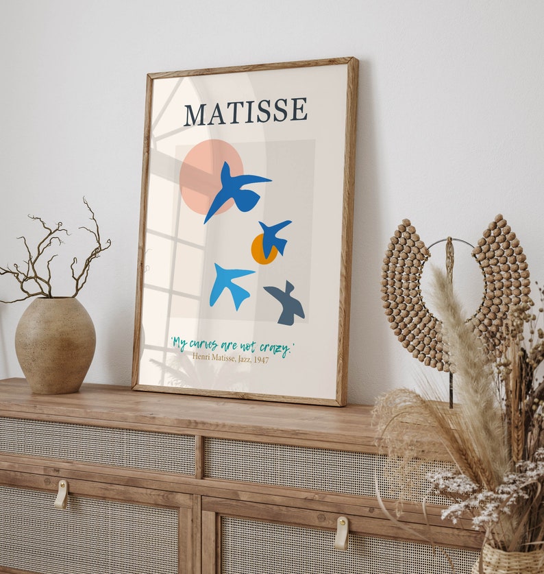 Matisse | Matisse Cut Outs Birds, Matisse Print, Matisse Exhibition ...