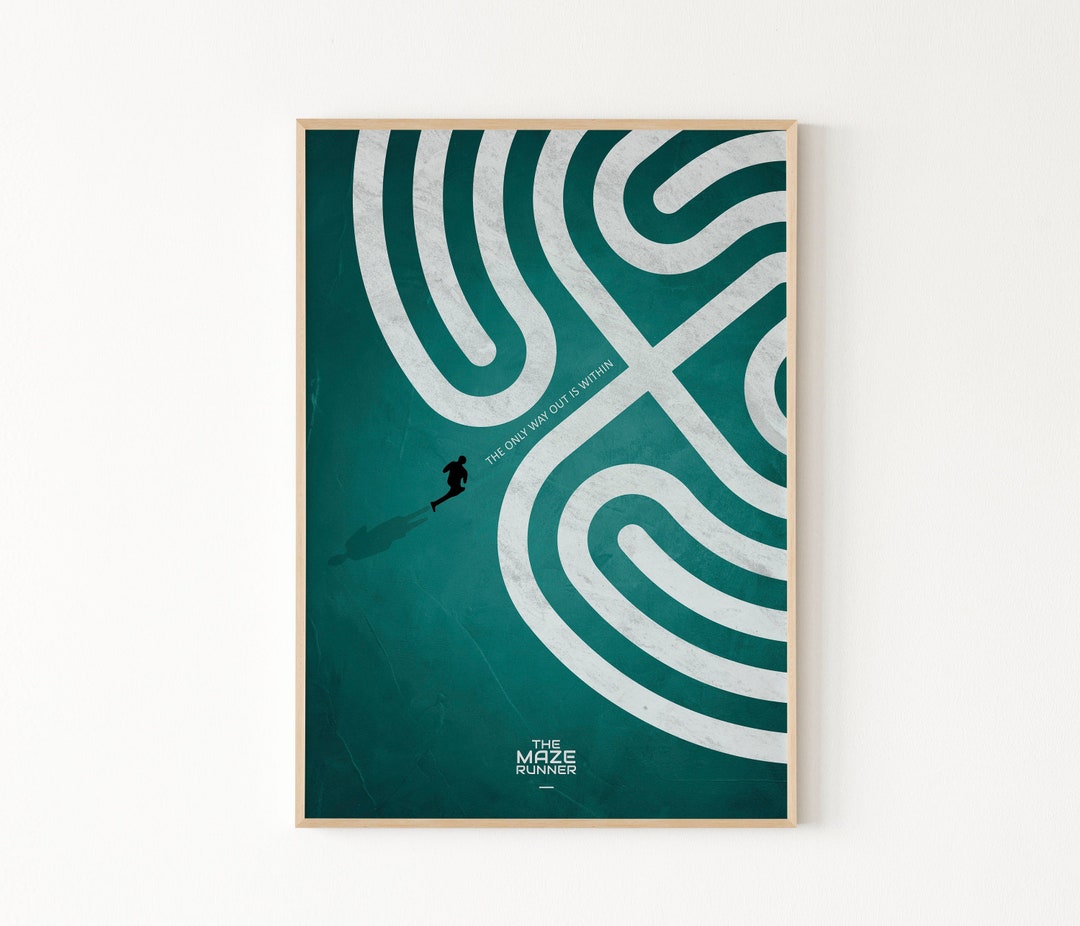The Maze Runner Poster | the Maze, the Way Within Art Print, the Maze ...