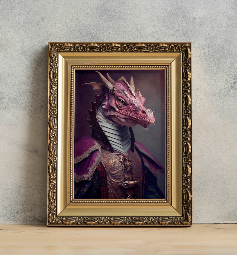 Victorian Gothic Steampunk Dragons Art Victorian Dragon 2 Ai - Etsy