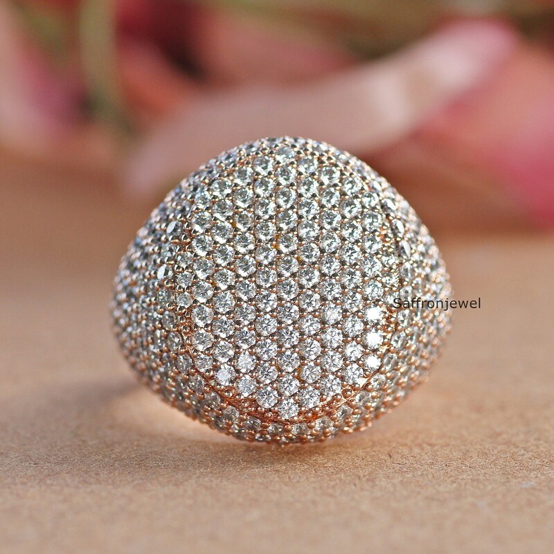 Concave Diamond Band - Etsy