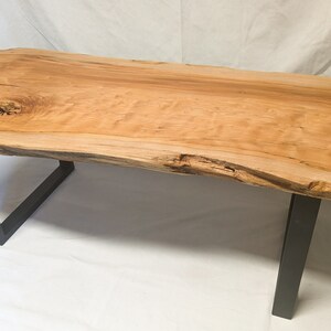 Western Maple Live Edge Coffee Table - Etsy