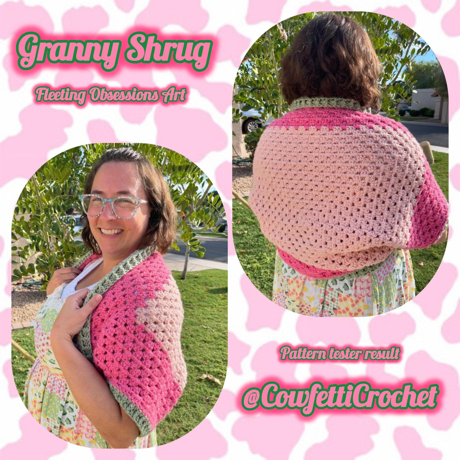 Granny Shrug Crochet Pattern - Etsy
