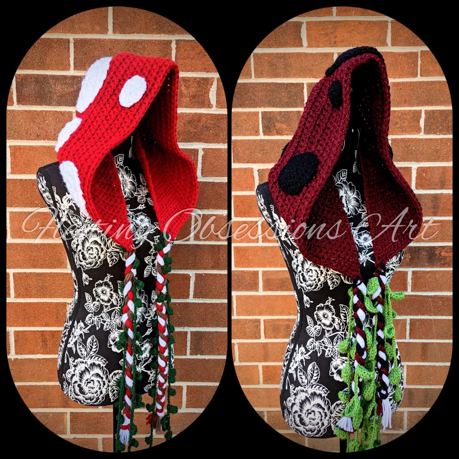 Druid Hood Combo Crochet Pattern - Etsy