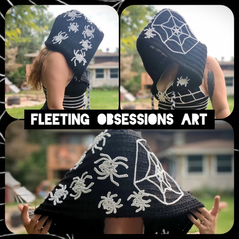Lolth the Spider Queen Hood Crochet Pattern - Etsy