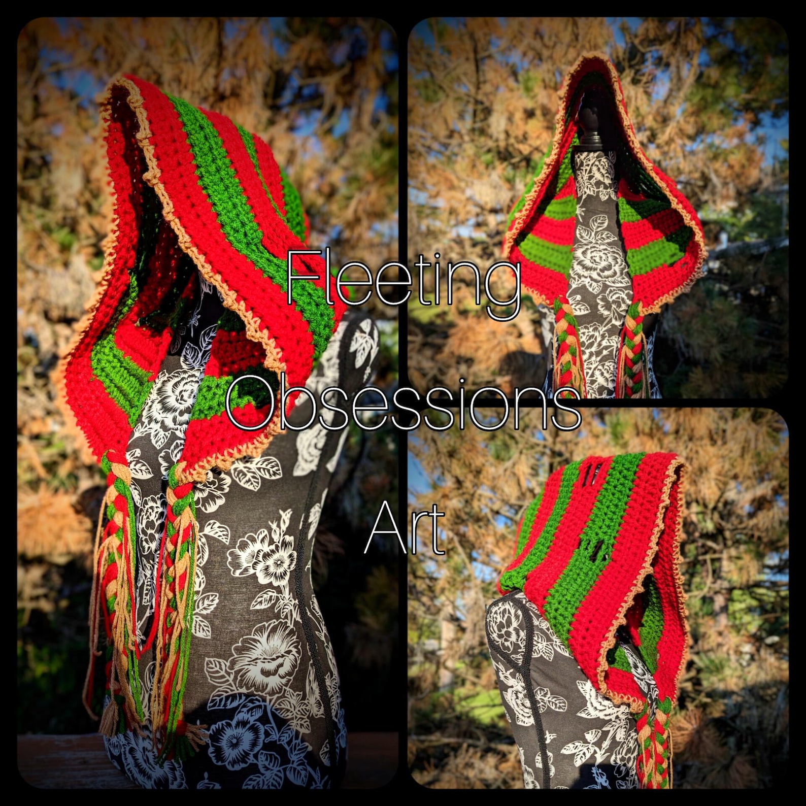 Druid Hood Combo Crochet Pattern - Etsy