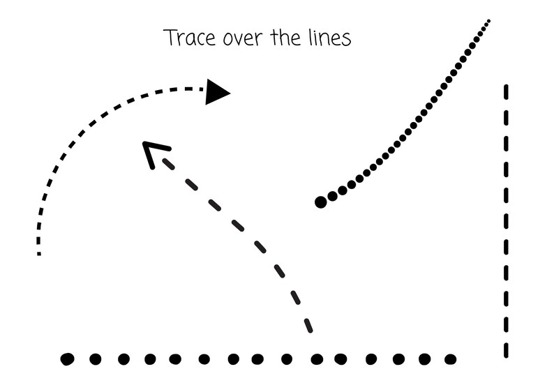 EYFS Pencil Control Pack, Preschool Tracing Lines Practice, Fine Motor ...