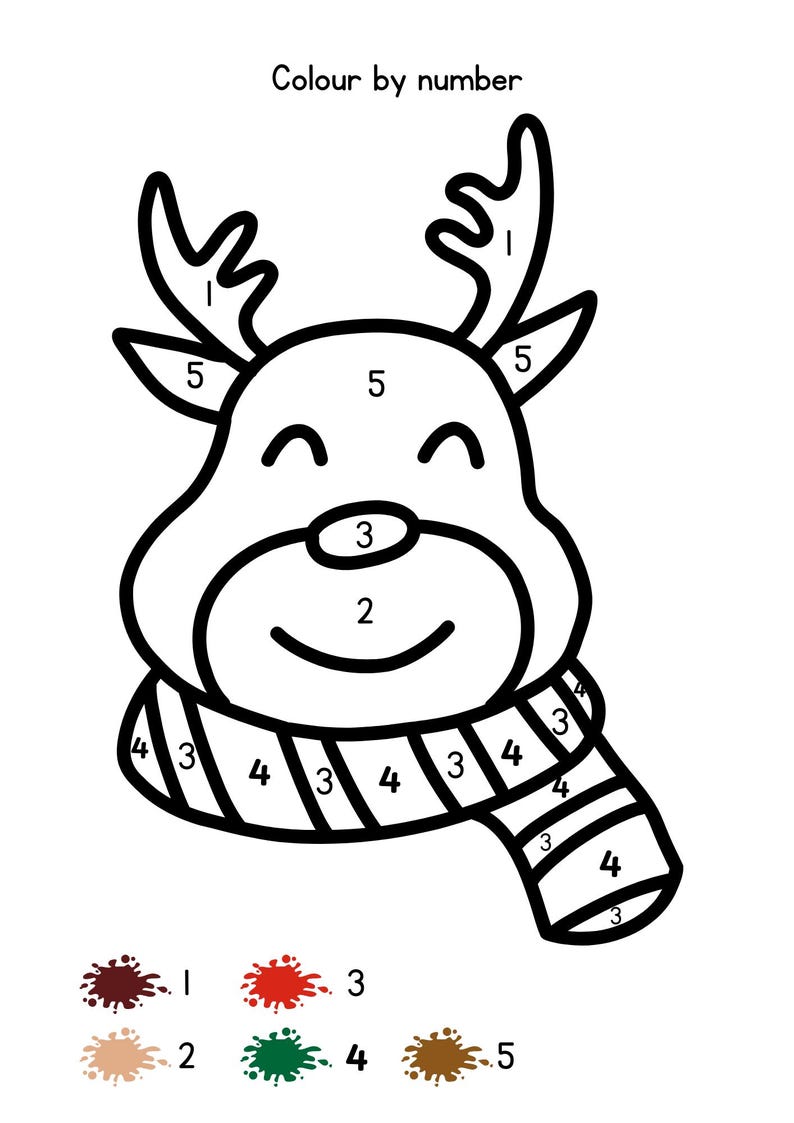 Christmas Preschool Counting Activities, Printable Festive Early Years ...