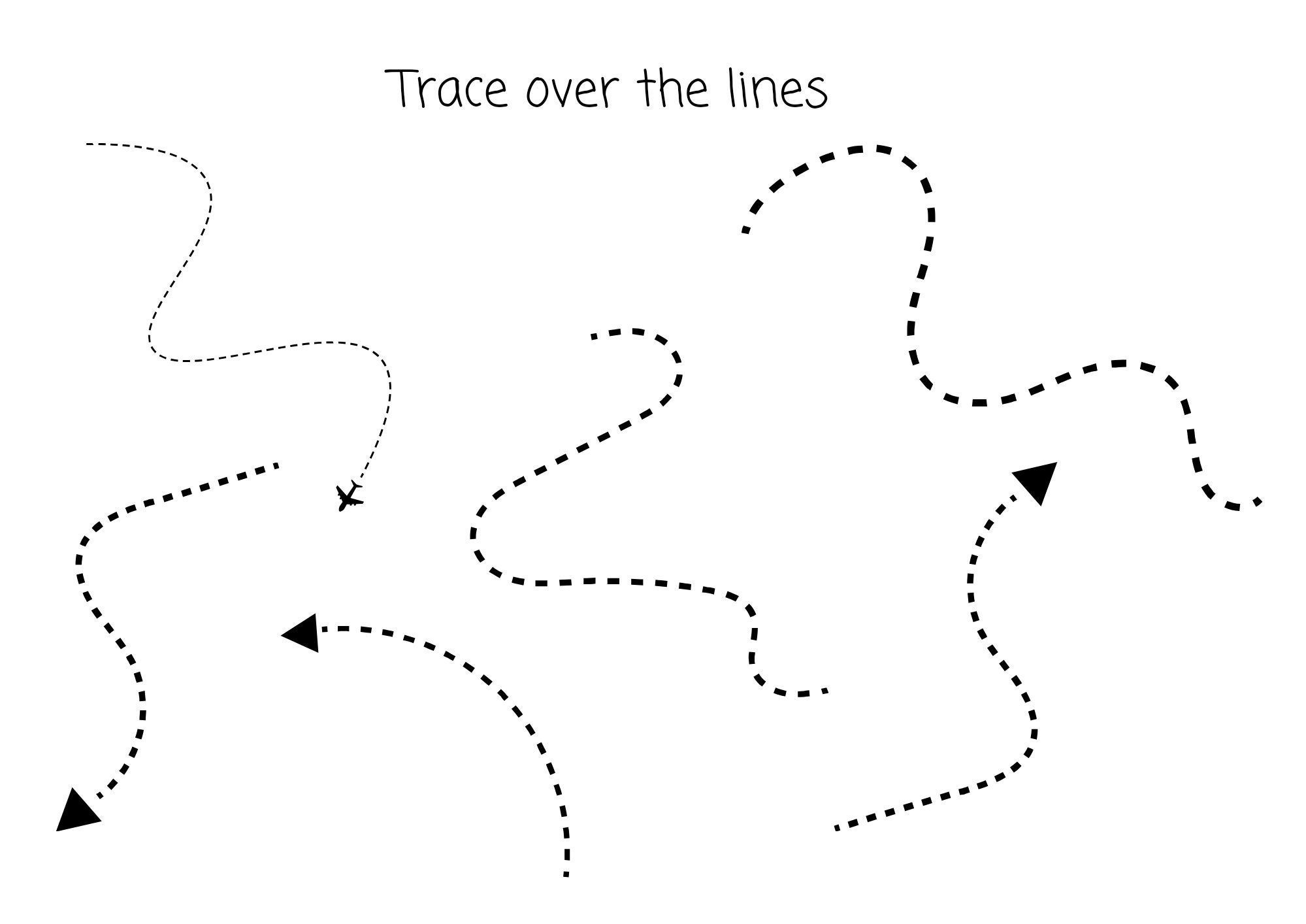 EYFS Pencil Control Pack, Preschool Tracing Lines Practice, Fine Motor ...
