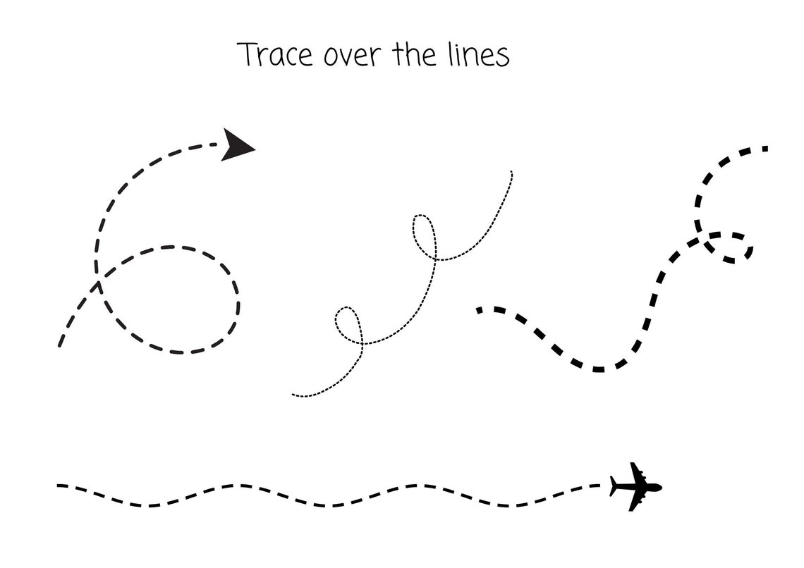 EYFS Pencil Control Pack, Preschool Tracing Lines Practice, Fine Motor ...