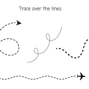 EYFS Pencil Control Pack, Preschool Tracing Lines Practice, Fine Motor ...
