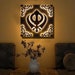 Sikh Religion Decor Items Khanda Sahib Symbol for Decor With - Etsy