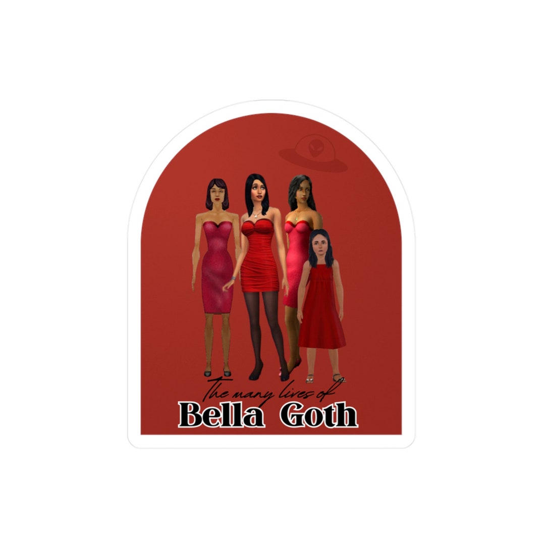 Bella Goth Vinyl Decal - the Sims Stickers - Etsy