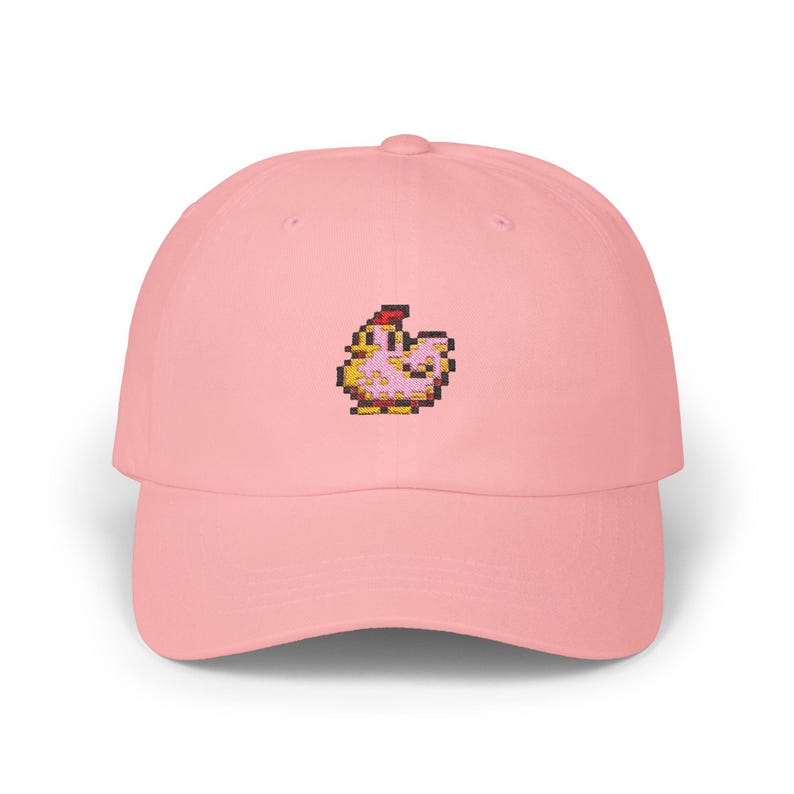 Stardew Valley Inspired Chicken Hat - Embroidered Dad Hat - Etsy