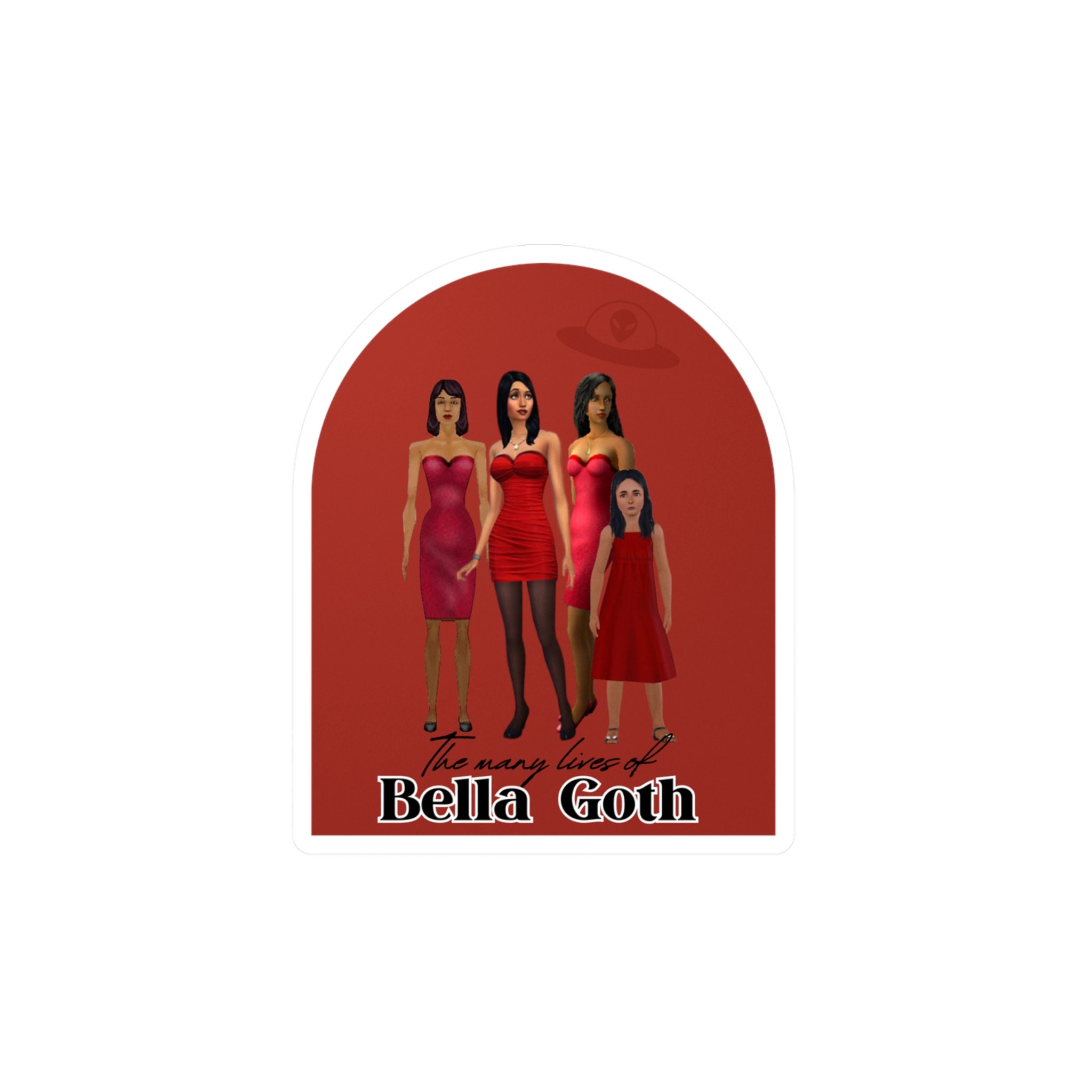 Bella Goth Vinyl Decal - the Sims Stickers - Etsy