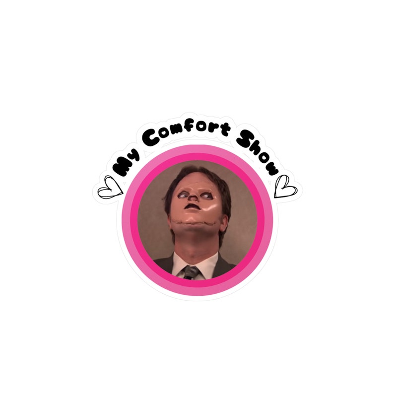 The Office Vinyl Decal - Dwight My Comfort Show - Etsy