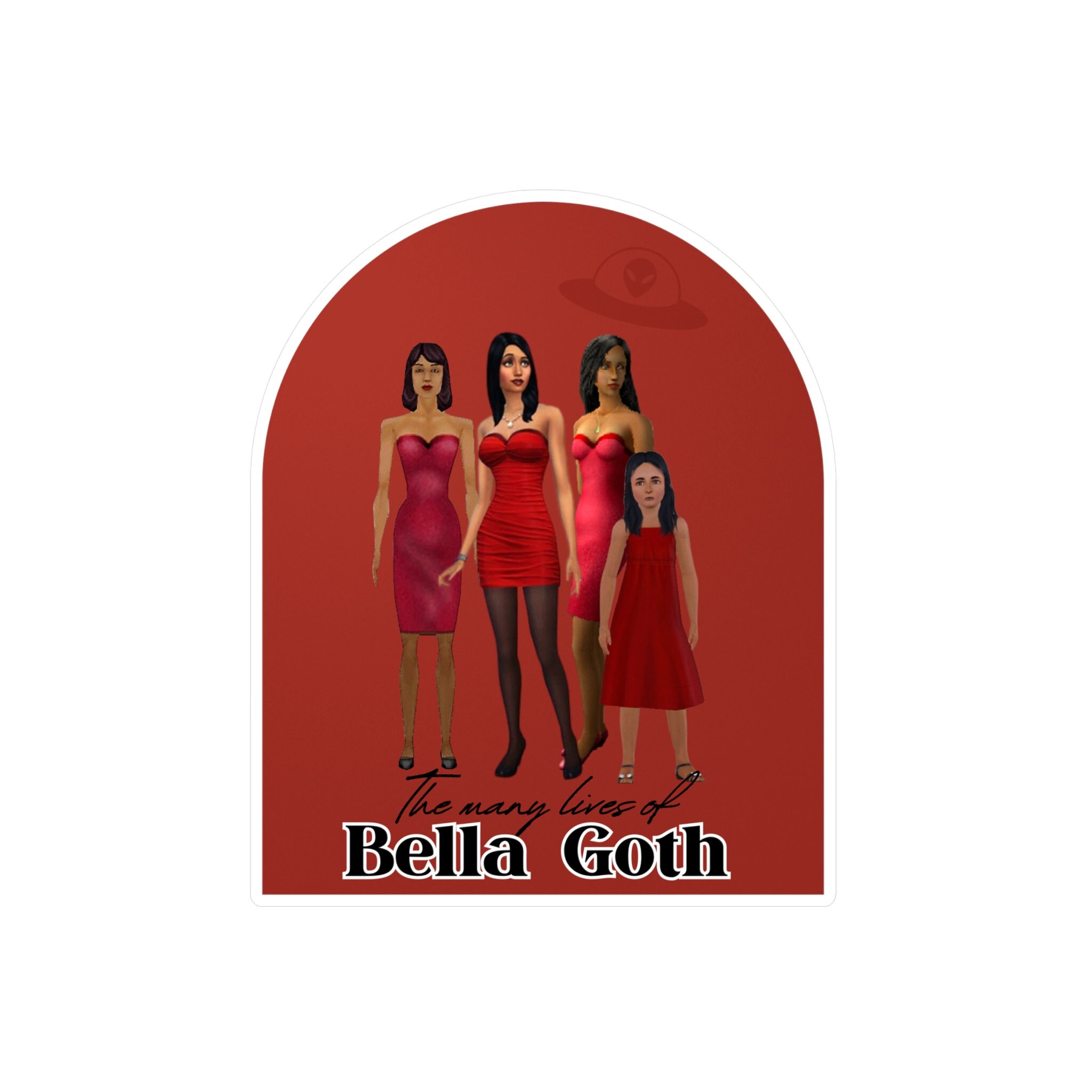 Bella Goth Vinyl Decal - the Sims Stickers - Etsy
