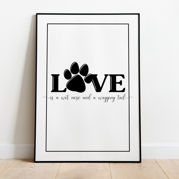 Wagging Tail Quote - Etsy